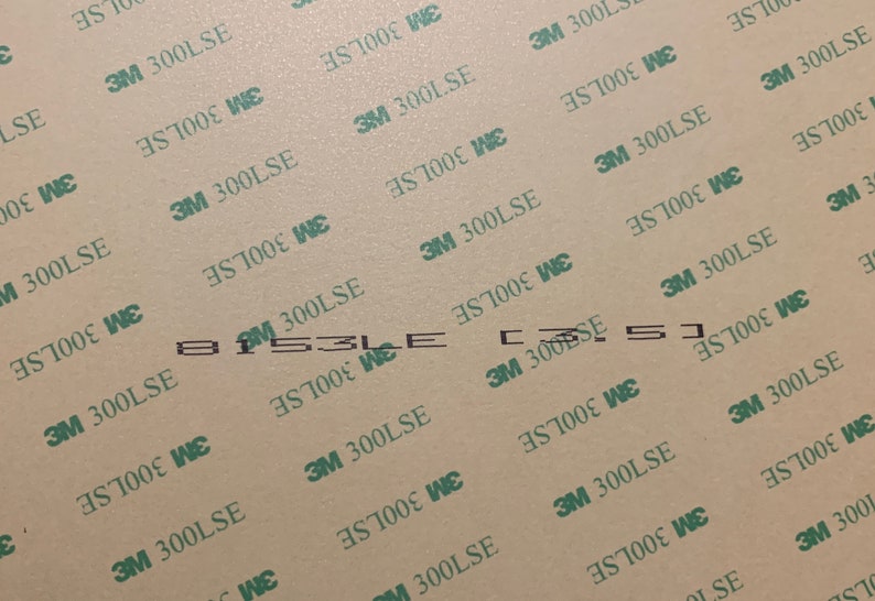 3M 300LSE double sided adhesive tape 3.5mil 8153LE sheets for | Etsy