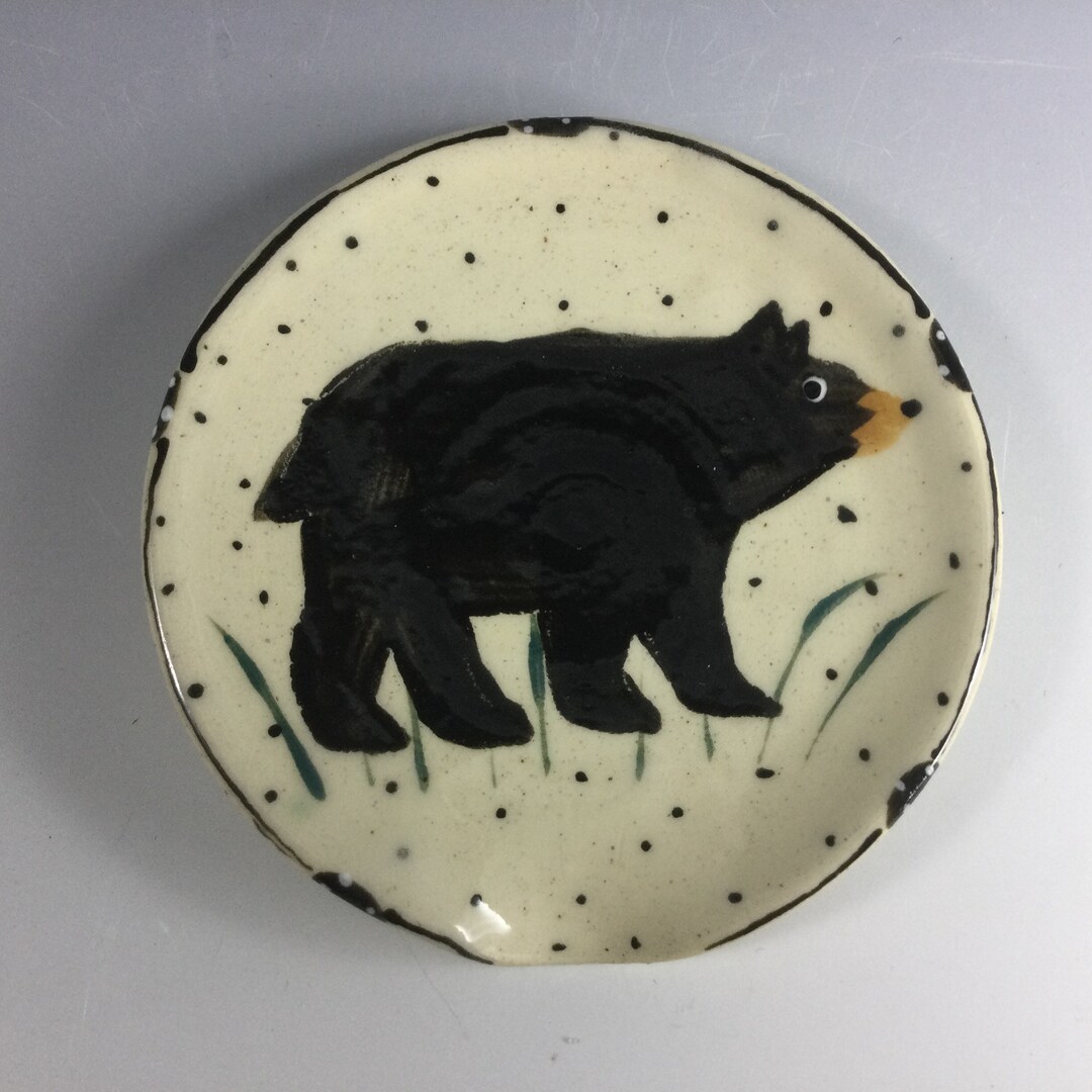 Black Bear Spoon Rest - Etsy
