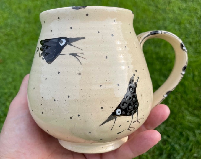 Raven Mug - Etsy
