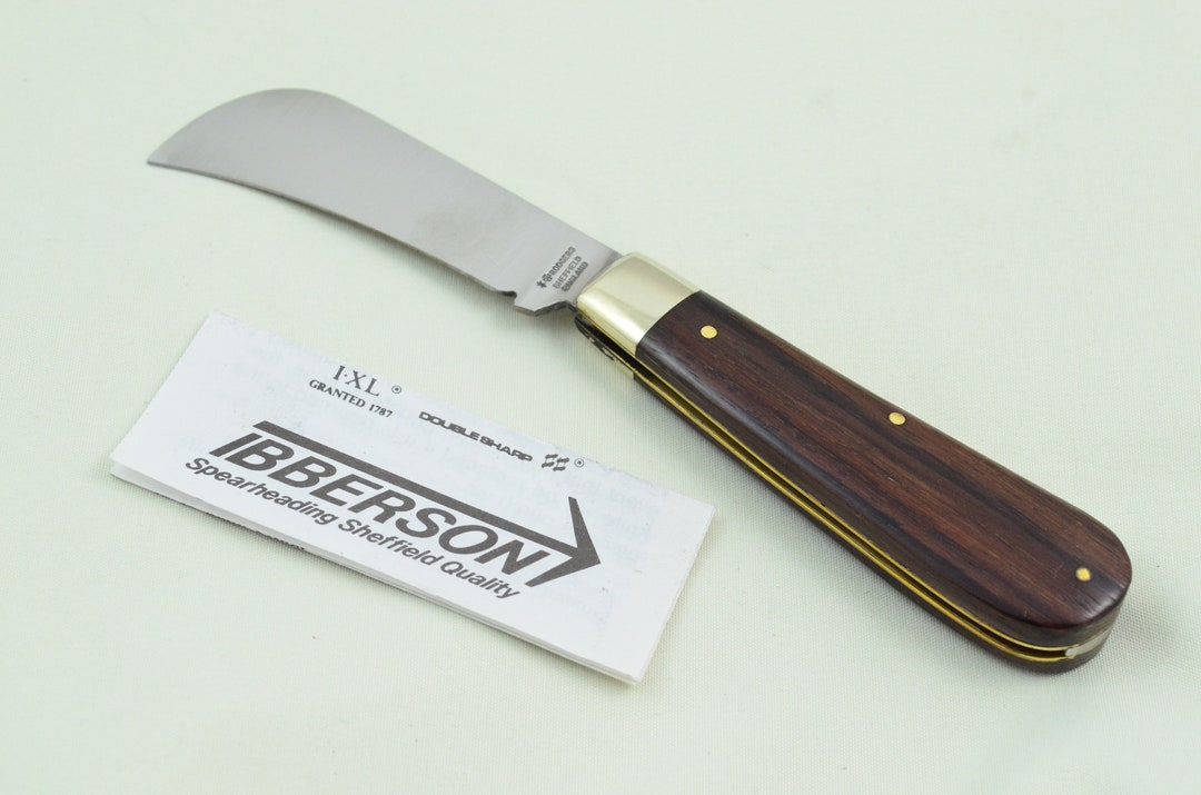 New Joseph Rodgers Rosewood Pruning Knife Sheffield Made Pen/pocket ...