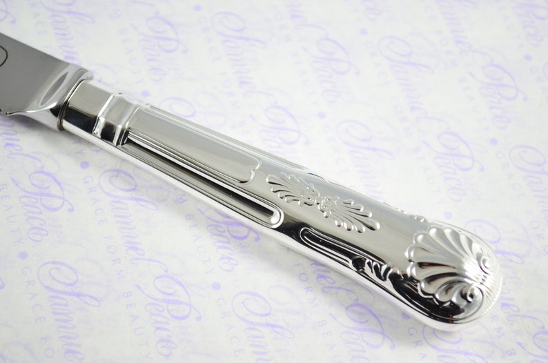 Kings Pattern Sheffield Silver Plated Challah Bread & Cake - Etsy