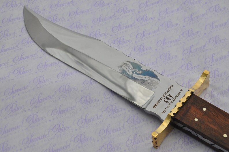 Genuine Authentic A Wright & Sons Scale Tang Rosewood 10 | Etsy