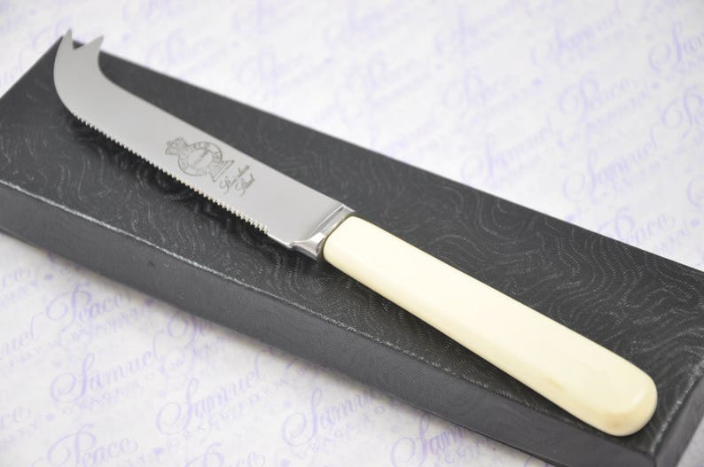 New Fantastic Genuine Cream/white Handle Cheese Knife Made in Sheffield ...