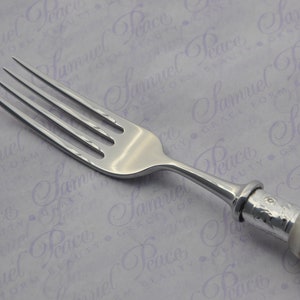 Four New Genuine Stag/antler Handle Steak Forks Silver Ferrule Made ...
