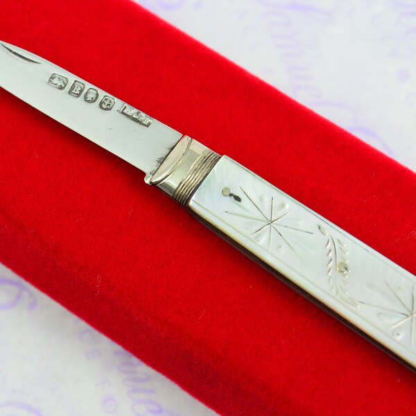 Silver Pocket Knife - Etsy