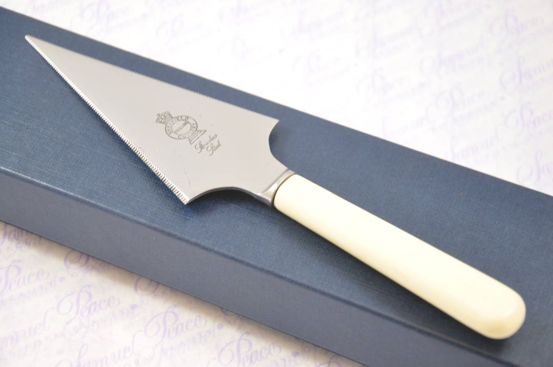 New Fantastic Genuine Cream/white Handle Stilton Cheese Knife Made in ...