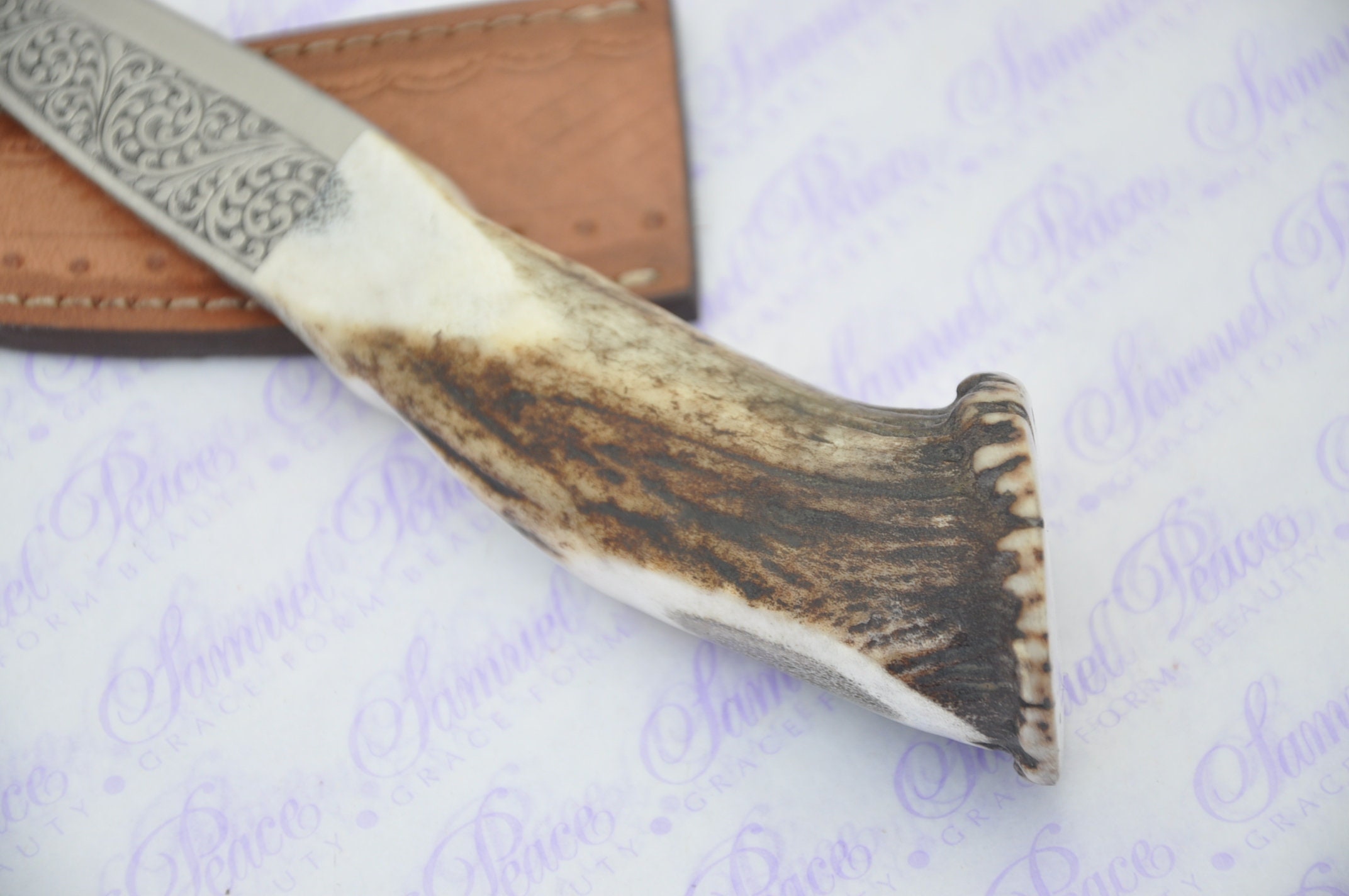 New Genuine Hand Engraved Full Crown Stag Handle Sheffield - Etsy UK