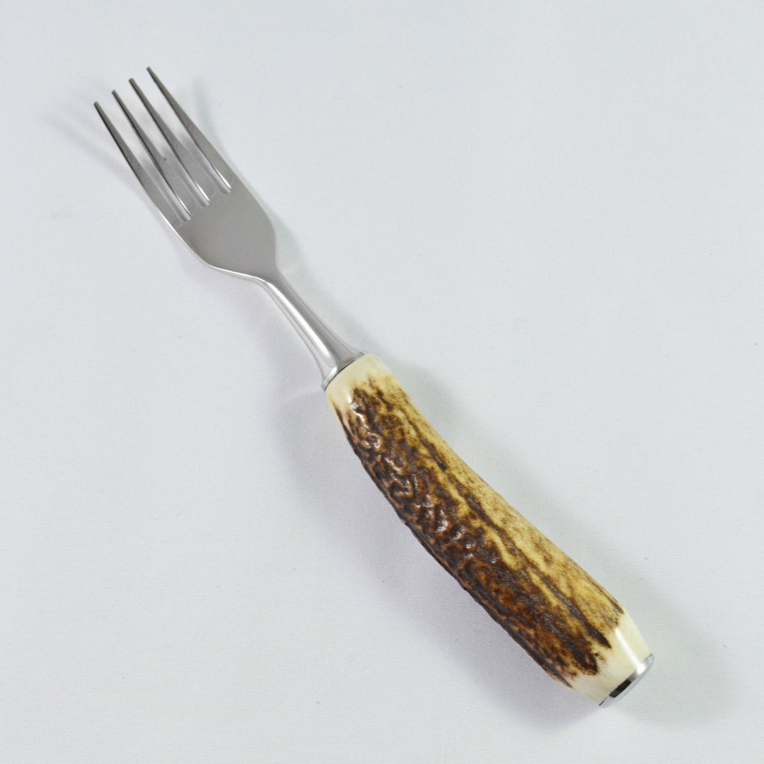 New Genuine Stag Handled Dessert Fork Sheffield England - Etsy