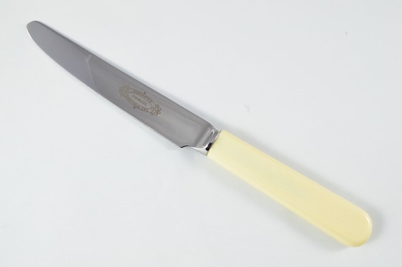 New Fantastic Genuine Cream/white Handle Dessert Knife Made in | Etsy