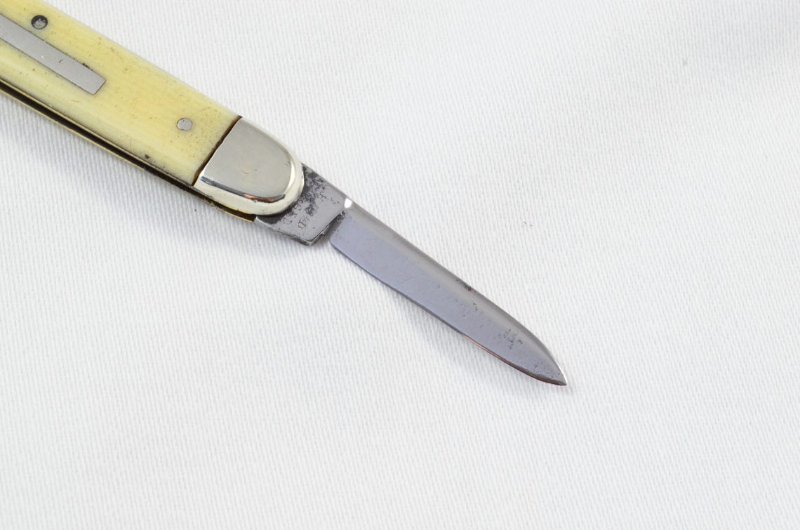 Vintage Herbert Robinson Bone Scaled 2 Blade Fully Restored Sheffield ...