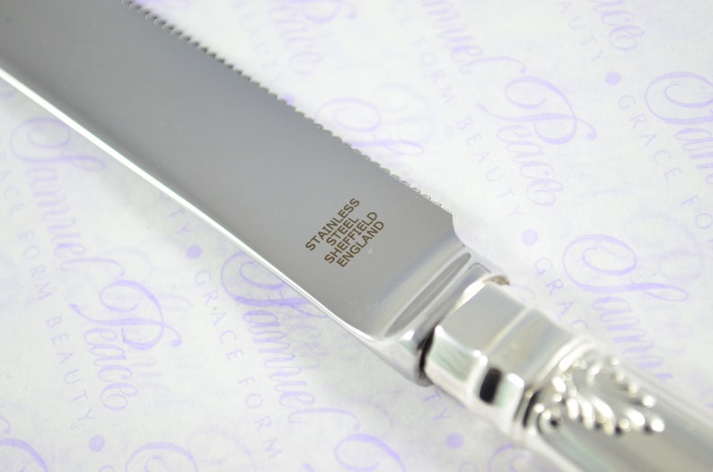 Queens Pattern Sheffield Silver Plated Challah Bread & Cake - Etsy