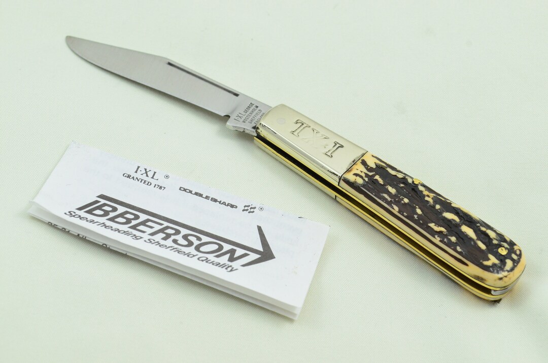 New IXL George Wolstenholme Imitation Stag Clip Point Sheffield Made ...