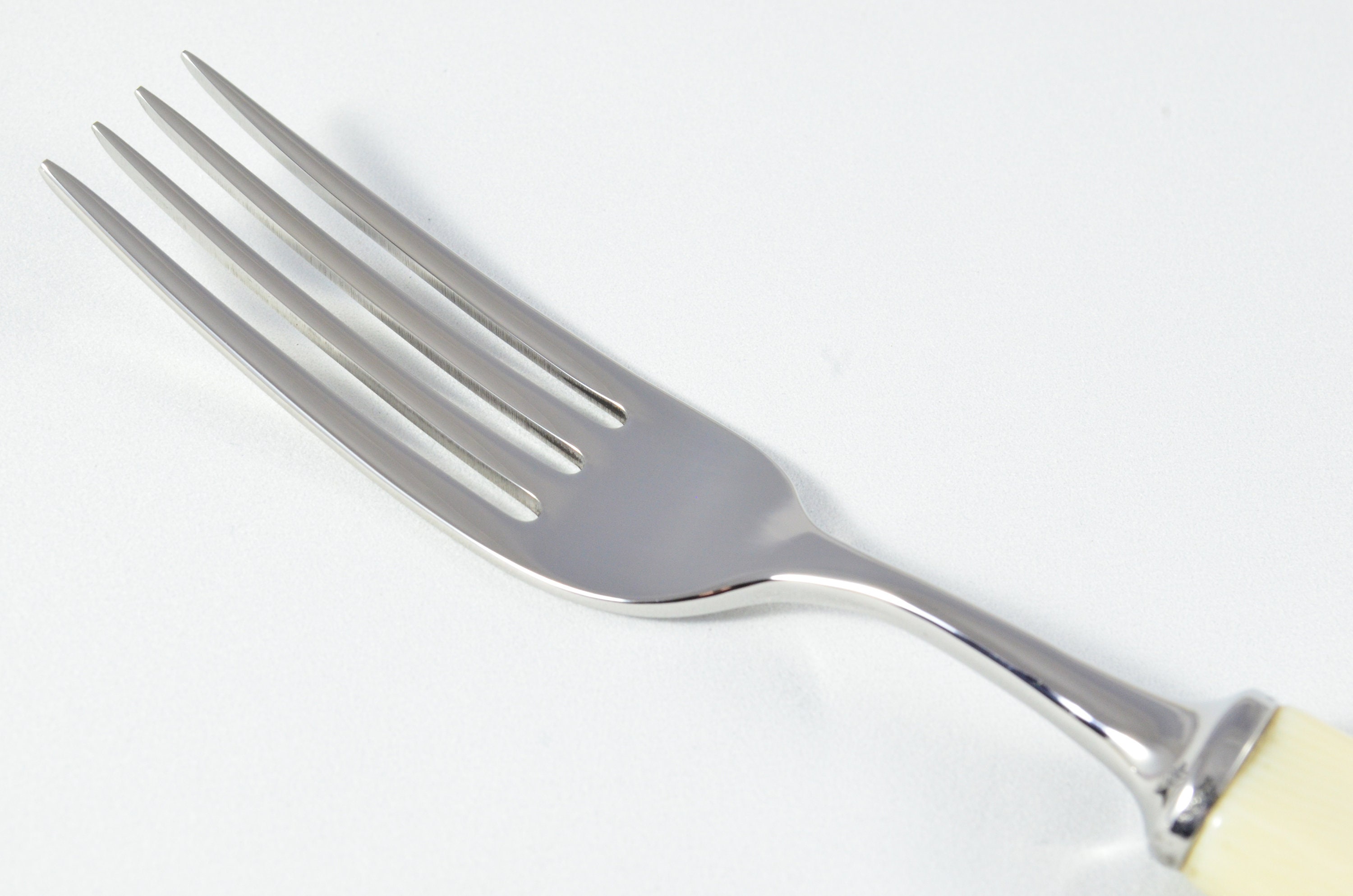 New Fantastic Genuine Cream/white Handle Table Fork Made in Sheffield ...
