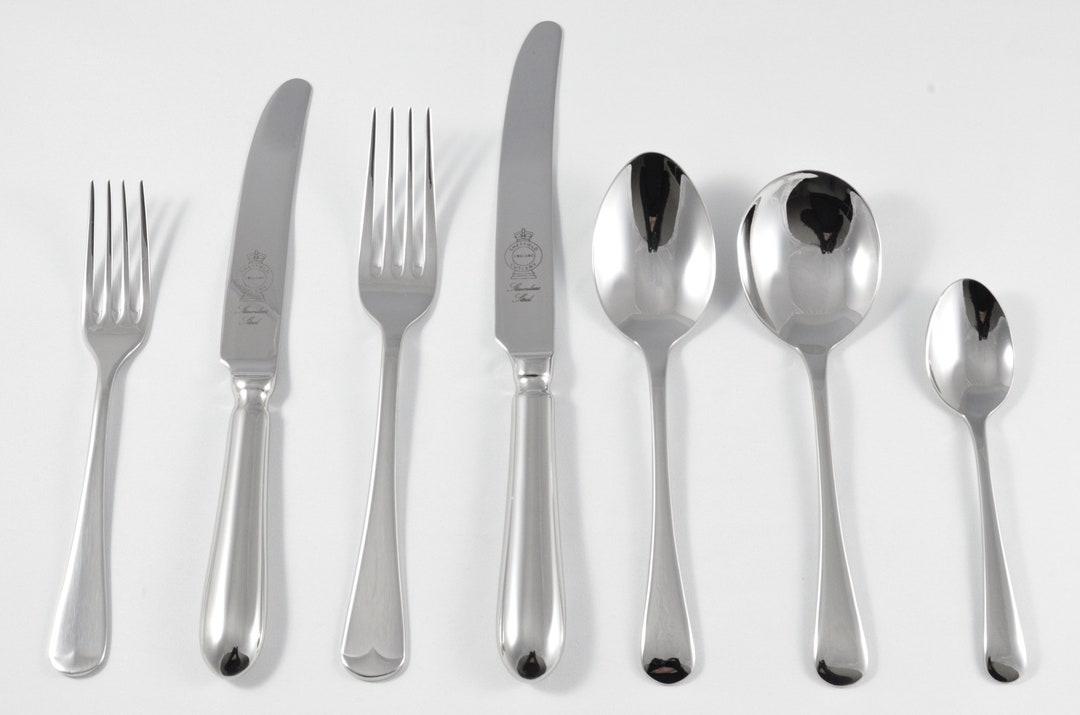 New Old English Pattern 7 Piece Place Setting Made in Sheffield England ...