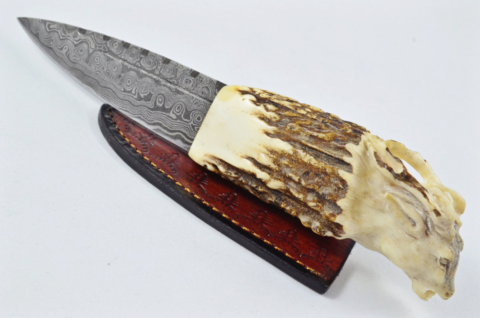 Amazing Bespoke Hand Carved Antelope Stag Horn Antler Handle - Etsy