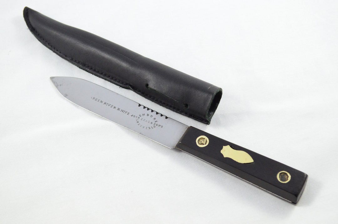Vintage 5" Green River Knife Made in Sheffield England Carbon Blade ...