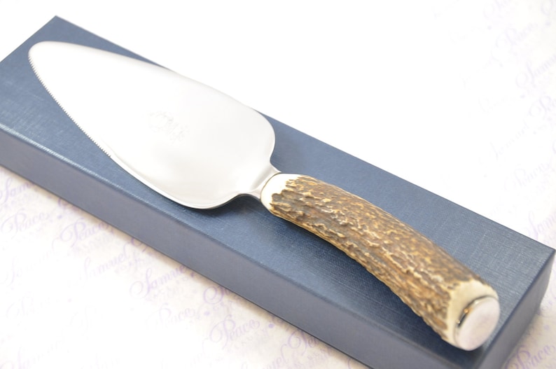 Genuine Stag Handled Pie/cake Knife Sheffield England - Etsy