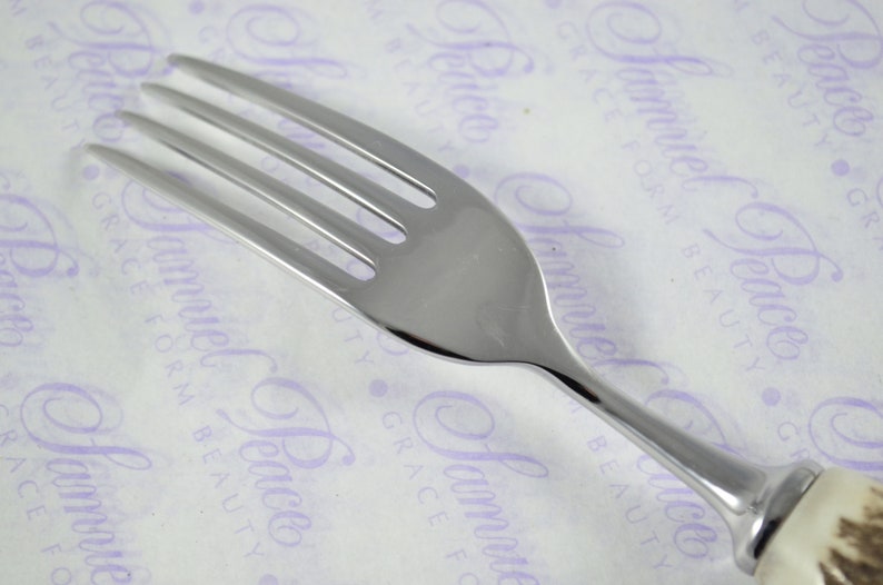 Six Genuine Stag/antler Handle Steak Forks Boxed Made in - Etsy