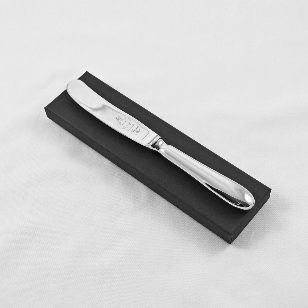 New Old English Pattern Handled Butter Server Gift Boxed Sheffield ...