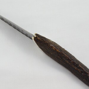 A Fantastic Genuine Hand Forged Carbon Steel Stag Horn Full Tyne Antler ...