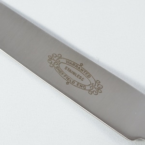 New Fantastic Genuine Cream Handle Table Knife Brushed Finish Made in ...