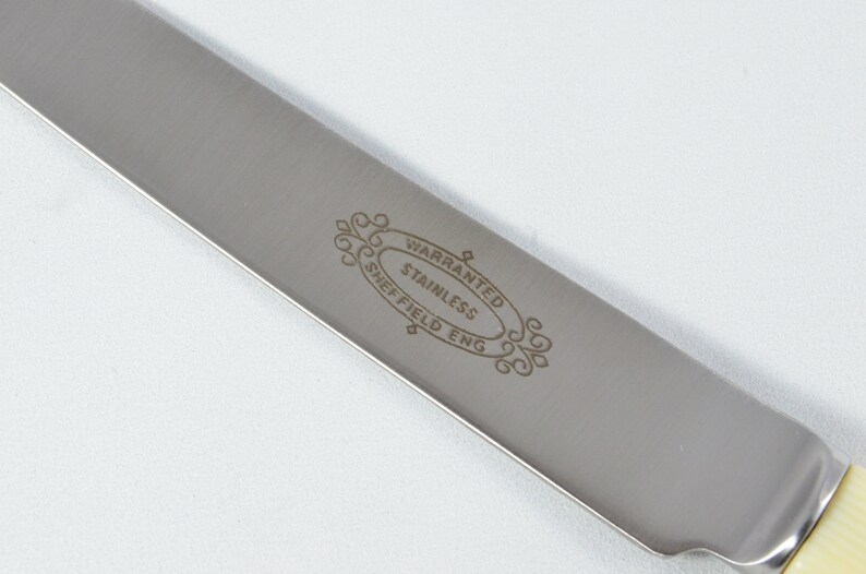New Fantastic Genuine Cream Handle 7 Piece Place Setting | Etsy