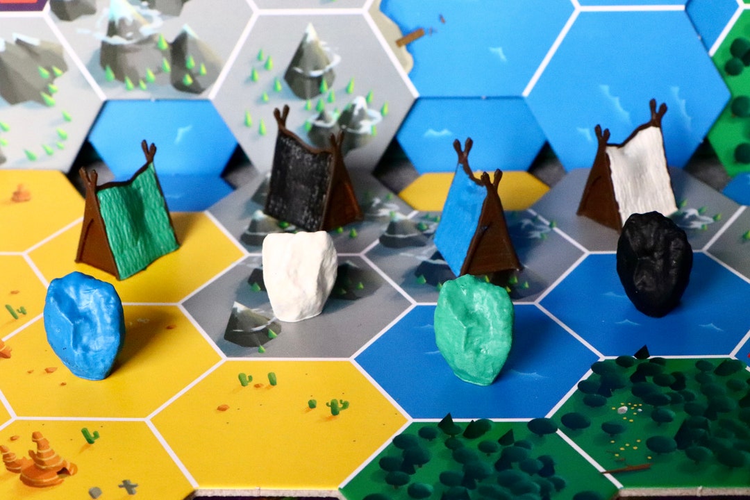 Cryptid Boardgame 3D Printed and Hand-painted Models of Standing Stones ...