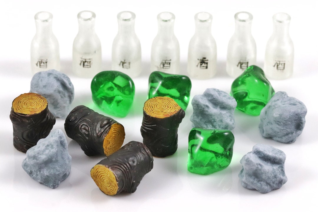 Bitoku Boardgame 3D Printed and Hand-painted Resources - Etsy