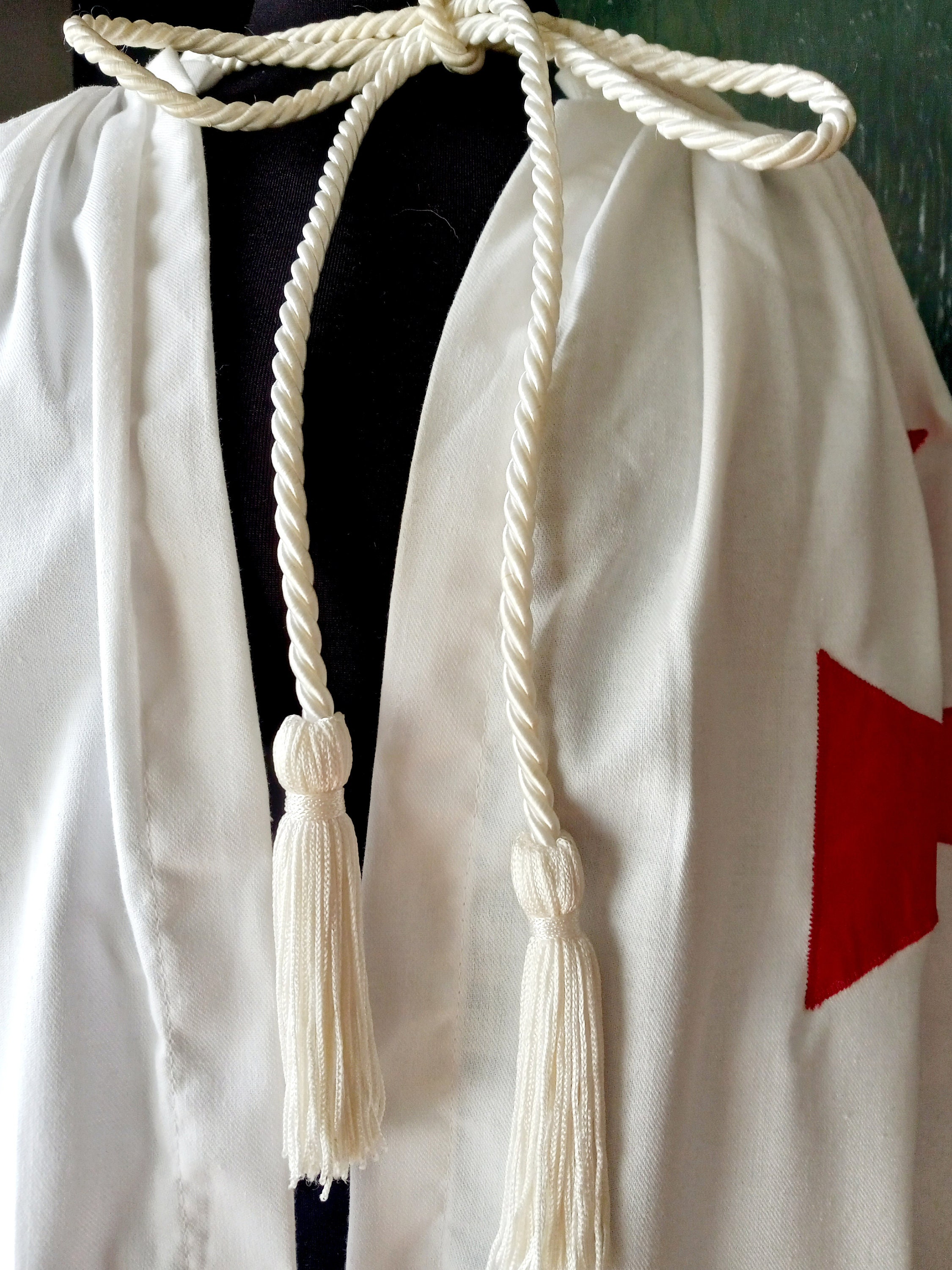 Vintage Knights Templar Robe: White Linen Masonic Hooded Regalia - Etsy