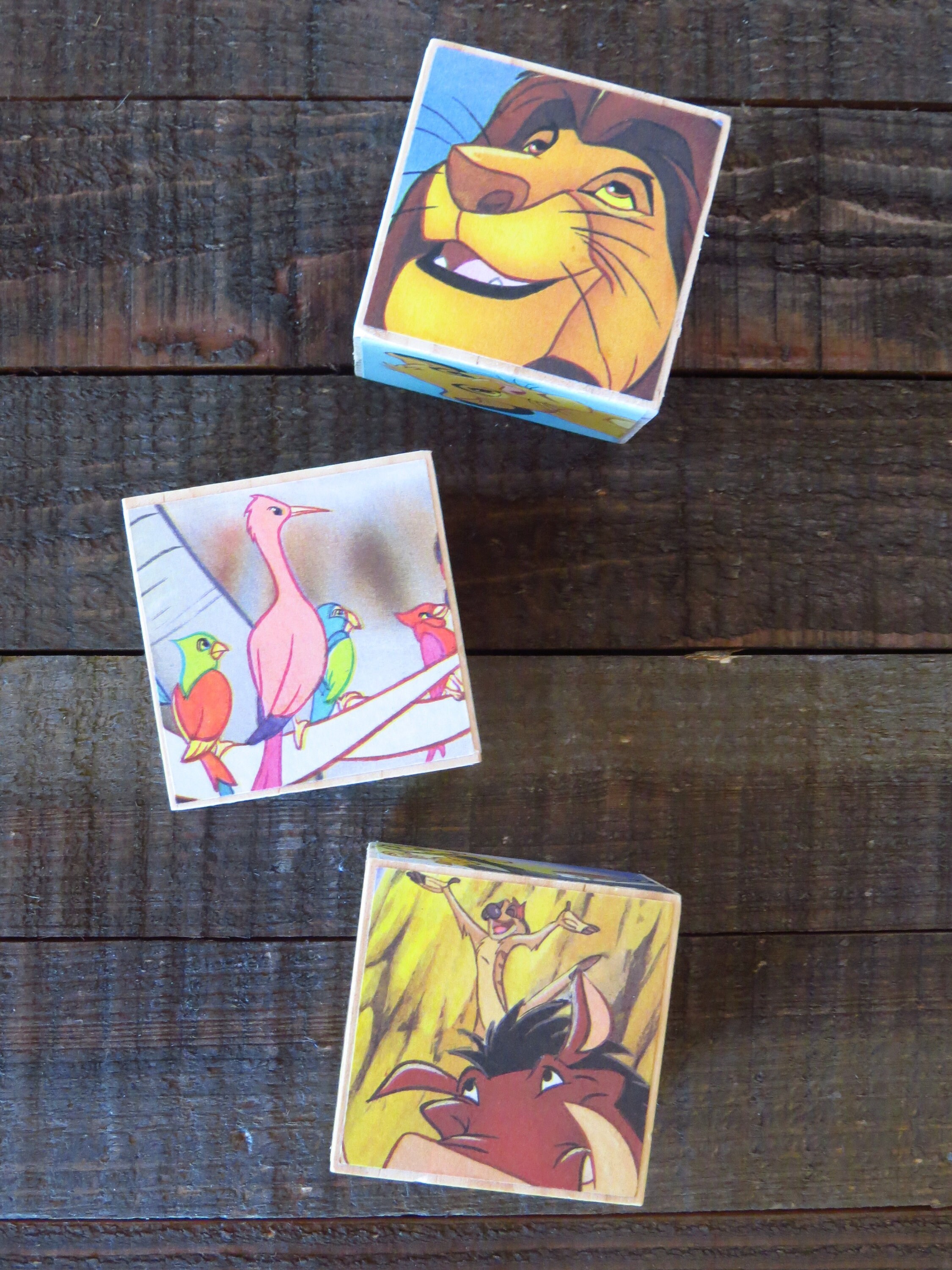 The Lion King / Storybook Baby Blocks / Storybook Baby Shower | Etsy