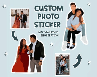 Custom Photo Sticker | Etsy