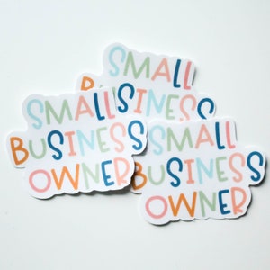 Small Business Owner Sticker - Etsy