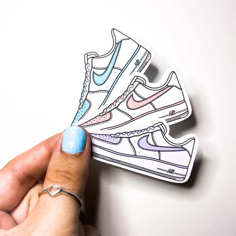 Nike Air Force 1 Sticker - Etsy