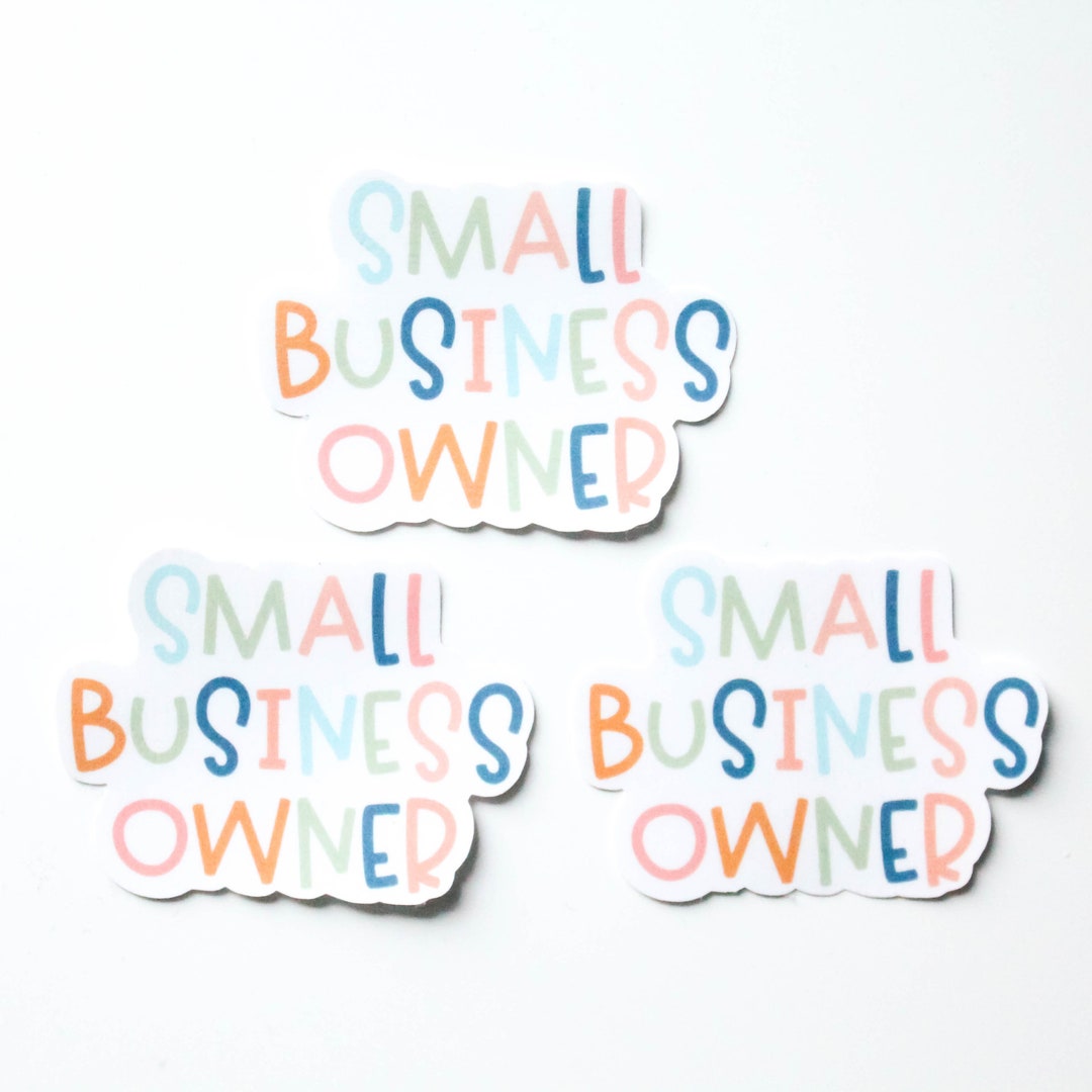 Small Business Owner Sticker - Etsy