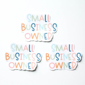 Small Business Owner Sticker - Etsy