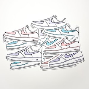 Nike Air Force 1 Sticker - Etsy