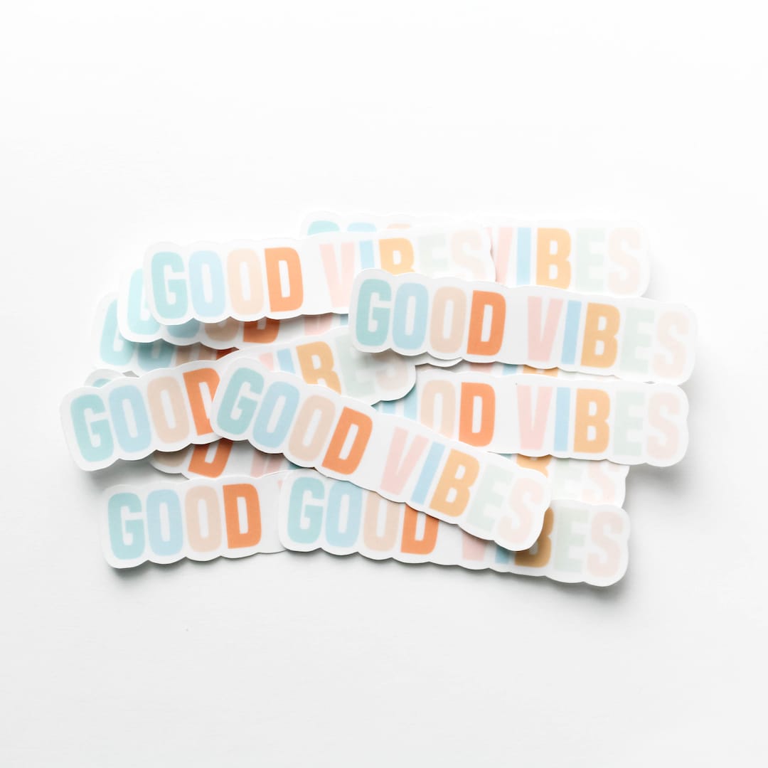 Good Vibes Sticker - Etsy