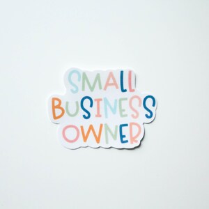 Small Business Owner Sticker - Etsy