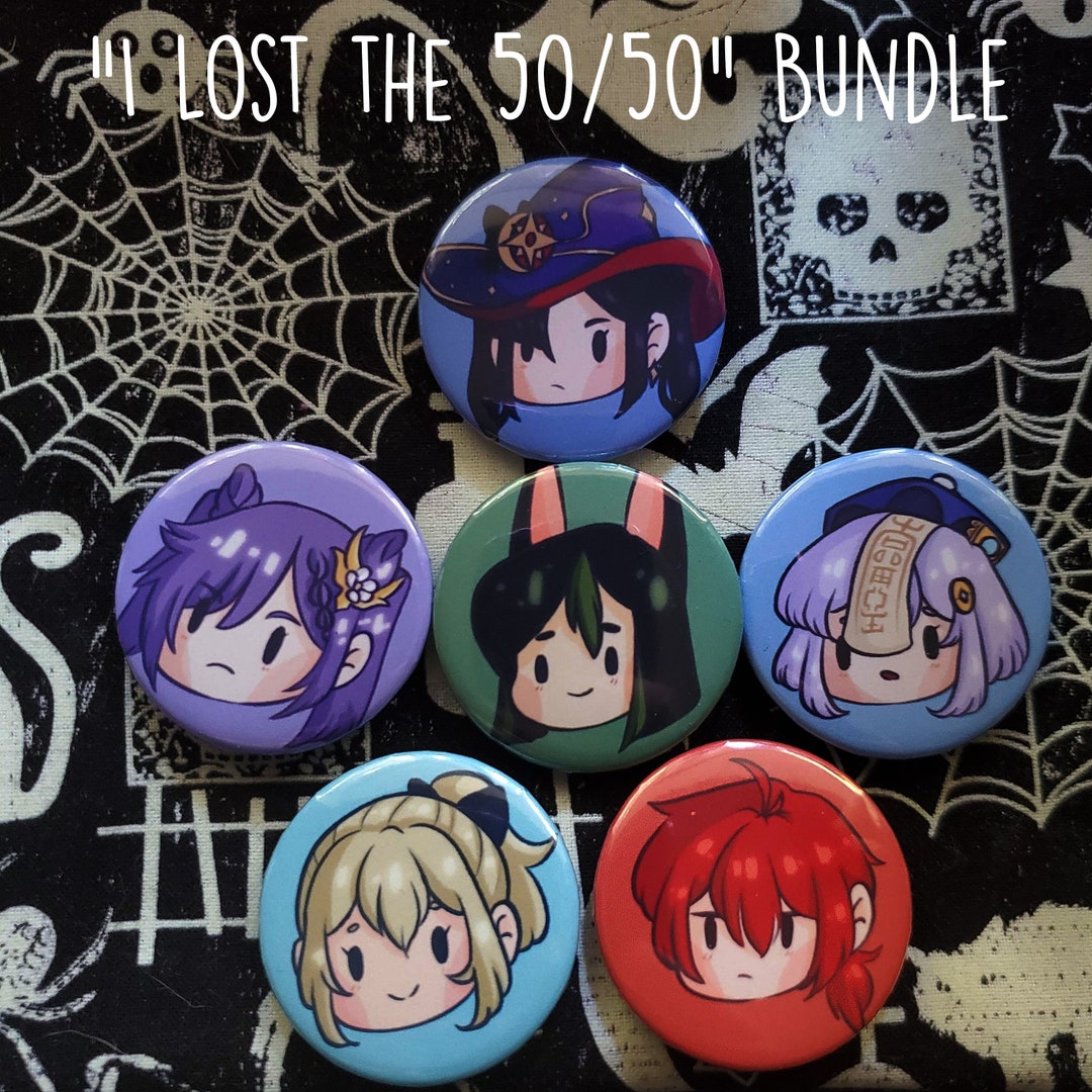The i Lost the 50-50 Button Bundle Standard Wish Button Set - Etsy