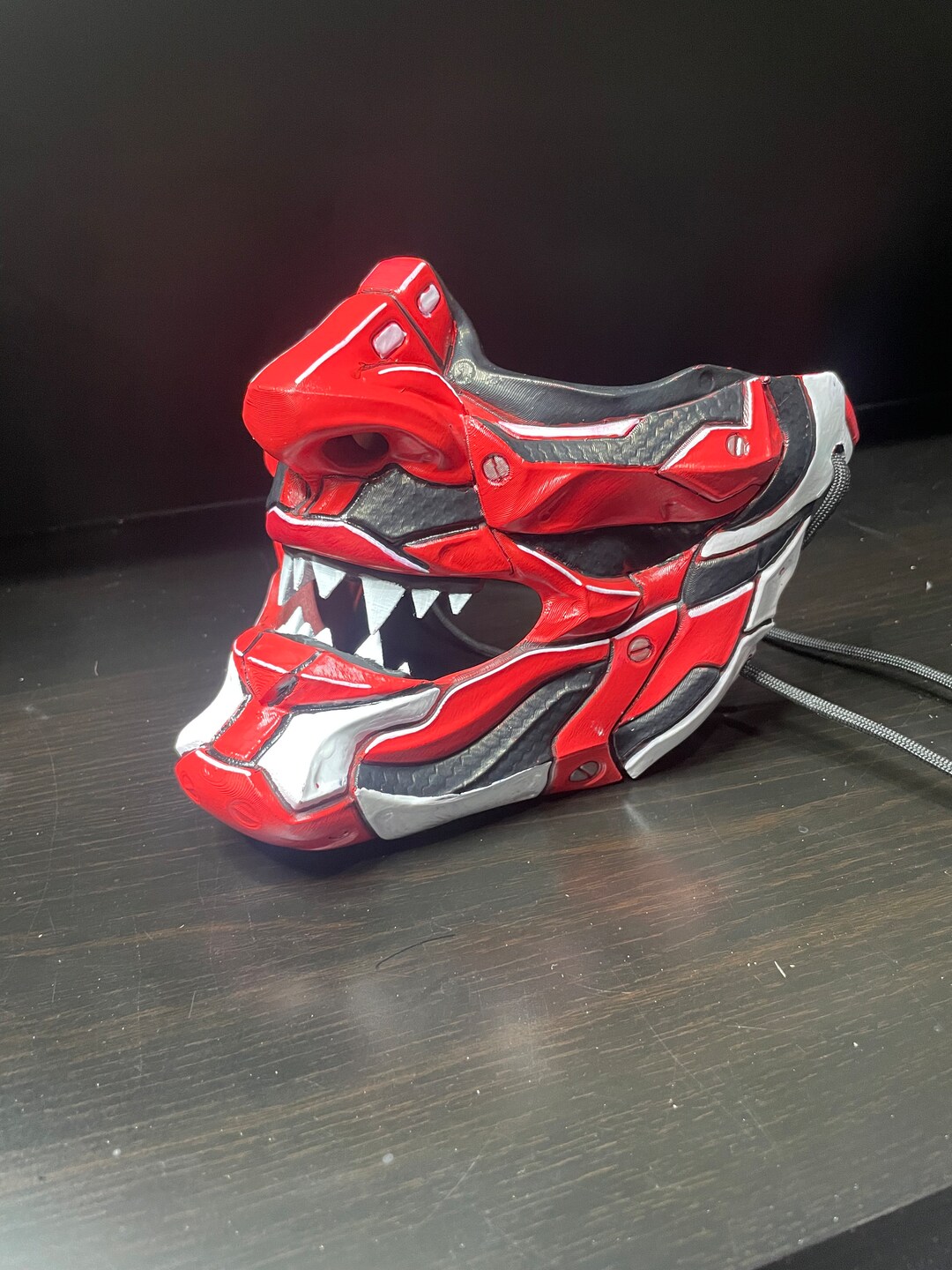 Race-themed Cyber-oni Mask - Etsy