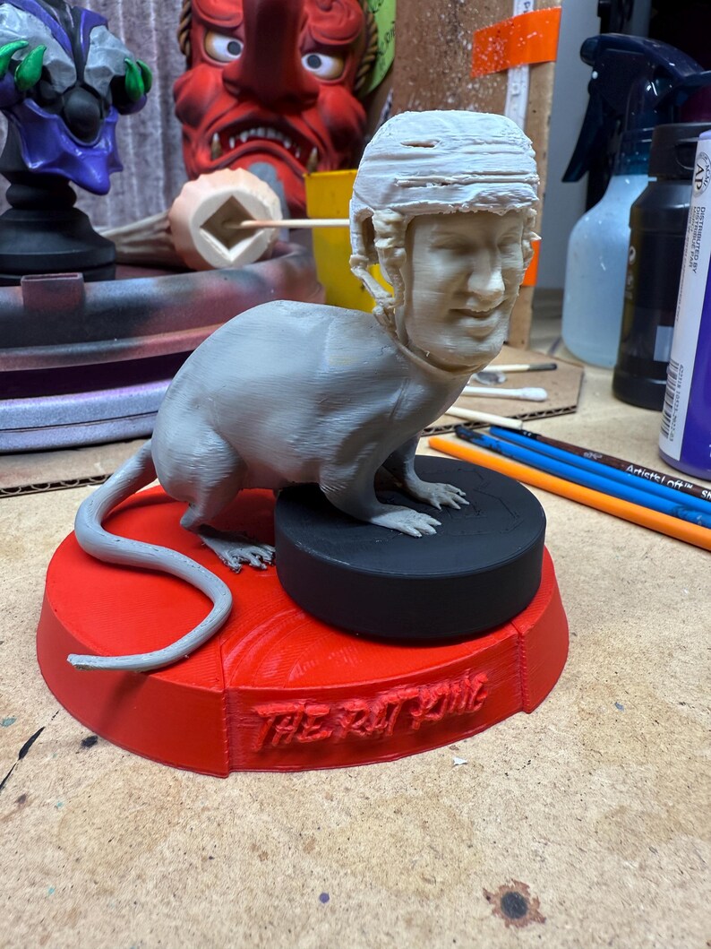 The Rat King! This is a Custom 3D Printed Statue of the Rat King ...