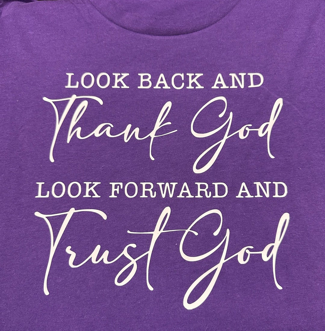 Thank God Trust God Shirt: Cotton Crew Neck Tee - Etsy