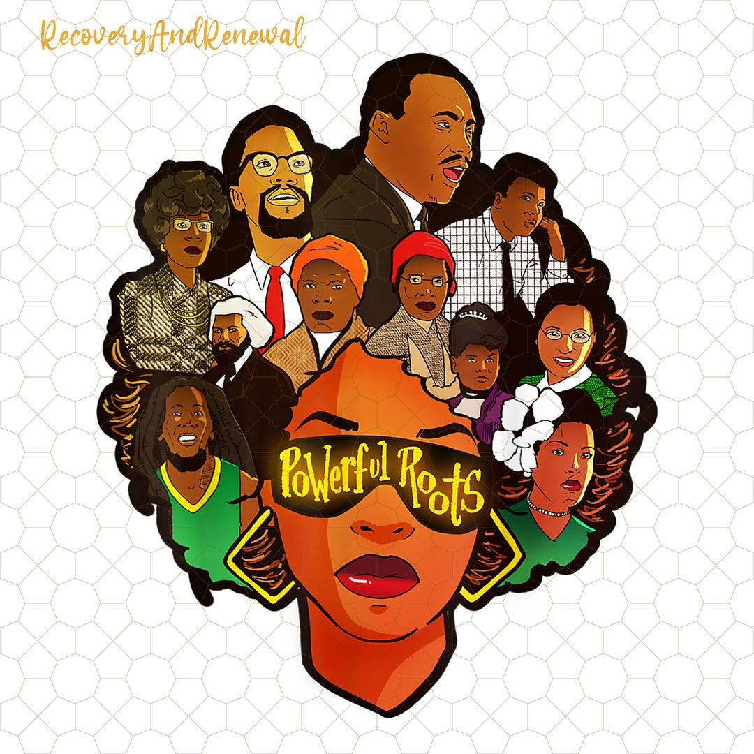 I Love My Roots Powerful Roots Png, Black History Month Png, Girl Black ...
