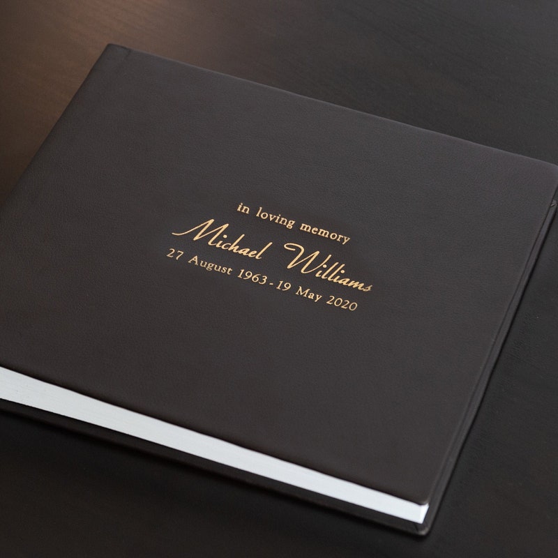Condolence Book - Etsy