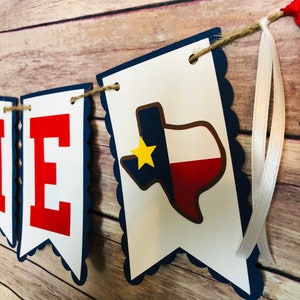 Texas High Chair Banner, Texas Banner, Texas One Banner, One Banner ...