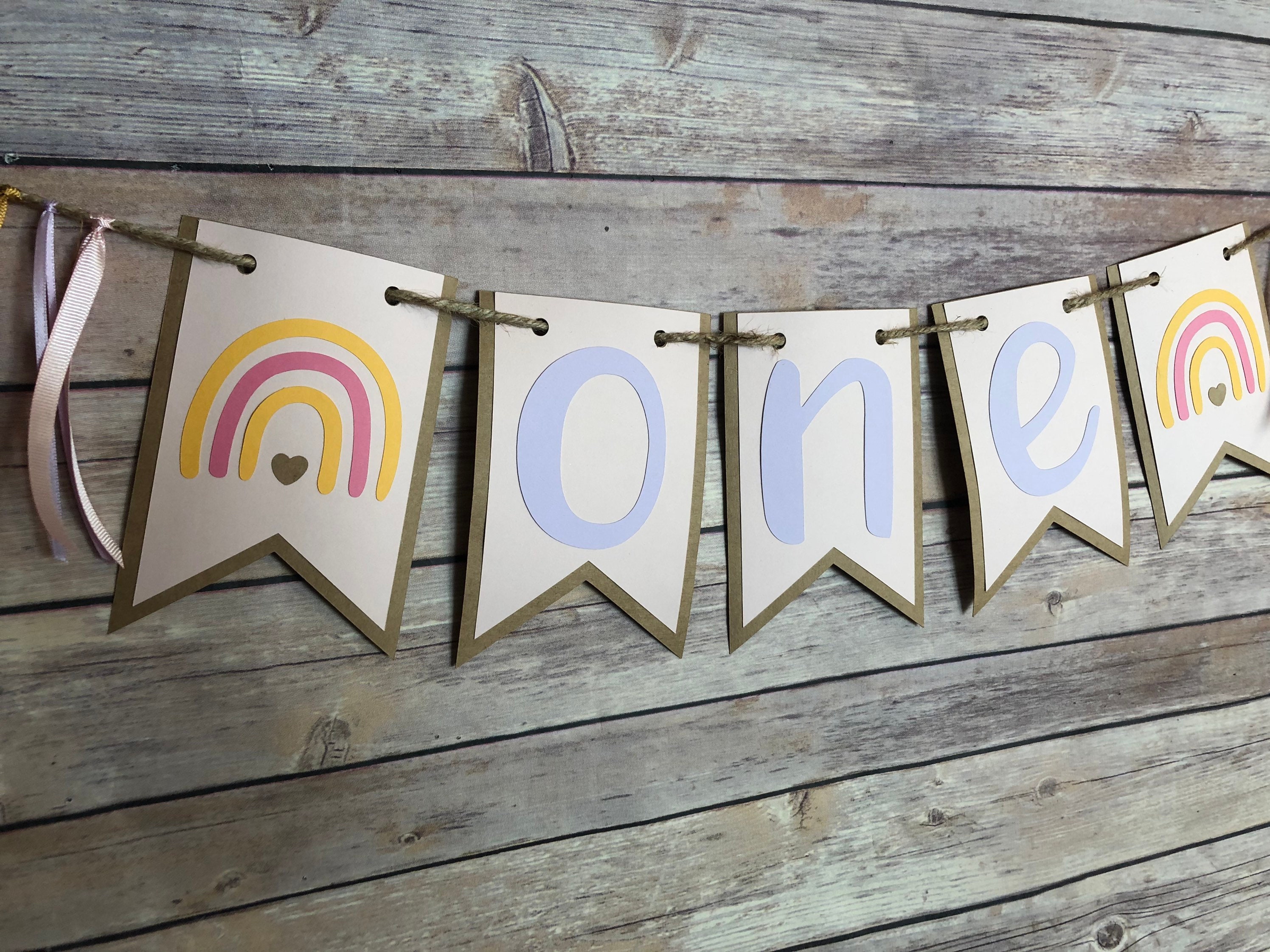 Boho Rainbow Banner, Boho Banner, Rainbow Banner, Pastel Banner, Pastel ...