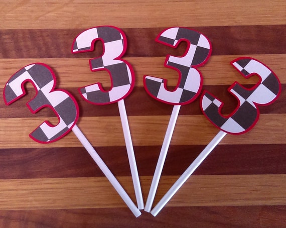 Race cupcake topper racecar toppers race toppers car | Etsy