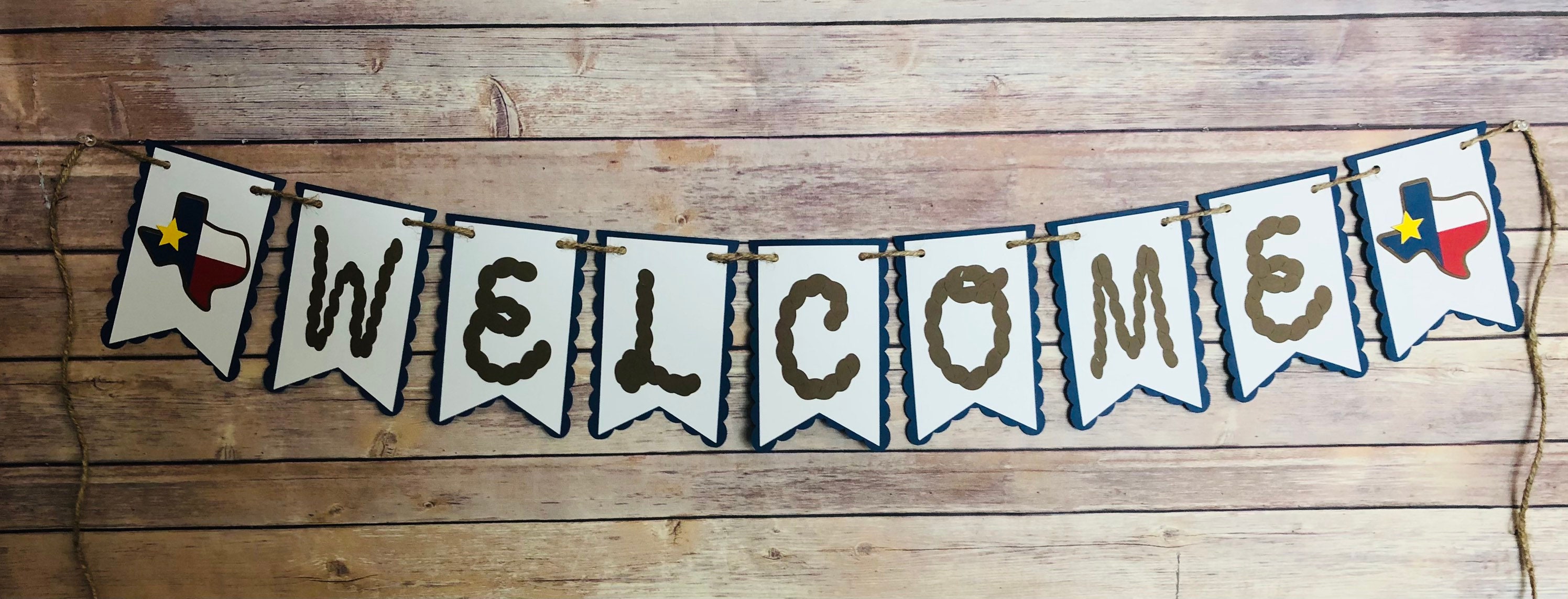 Texas Welcome Banner Welcome Banner Texas Banner Texas - Etsy