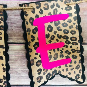 Leopard One Banner, Leopard Banner, Leopard Decor, Leopard Birthday ...