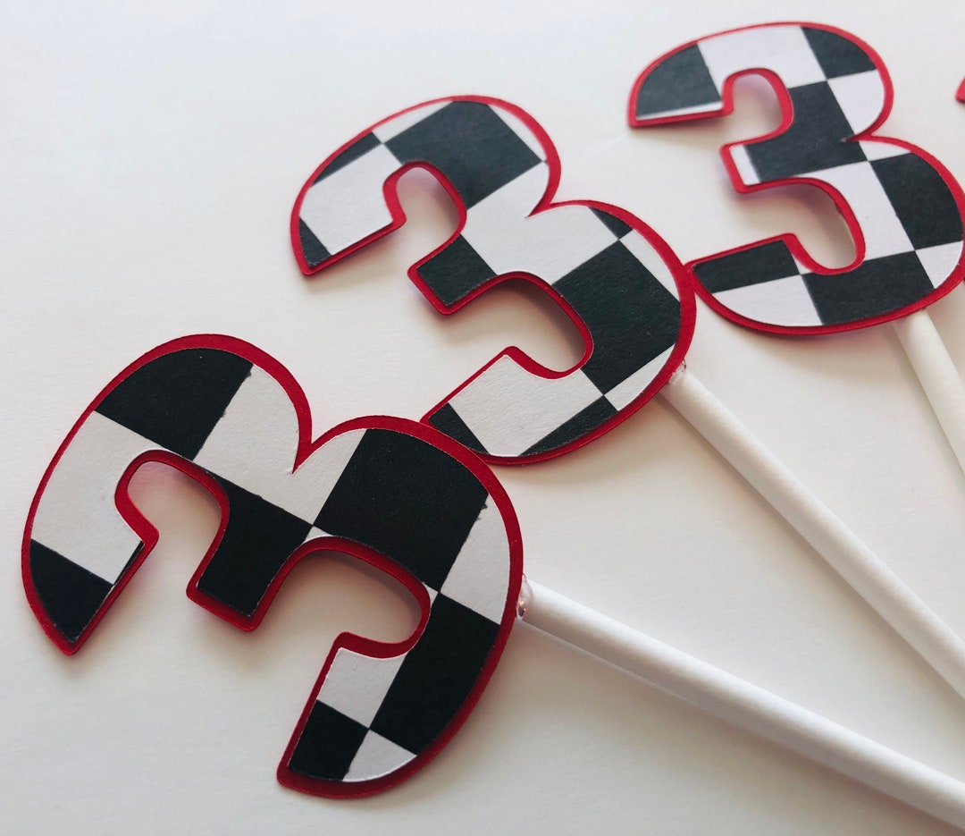 Race Cupcake Topper, Racecar Toppers, Race Toppers, Car Toppers, Cars ...